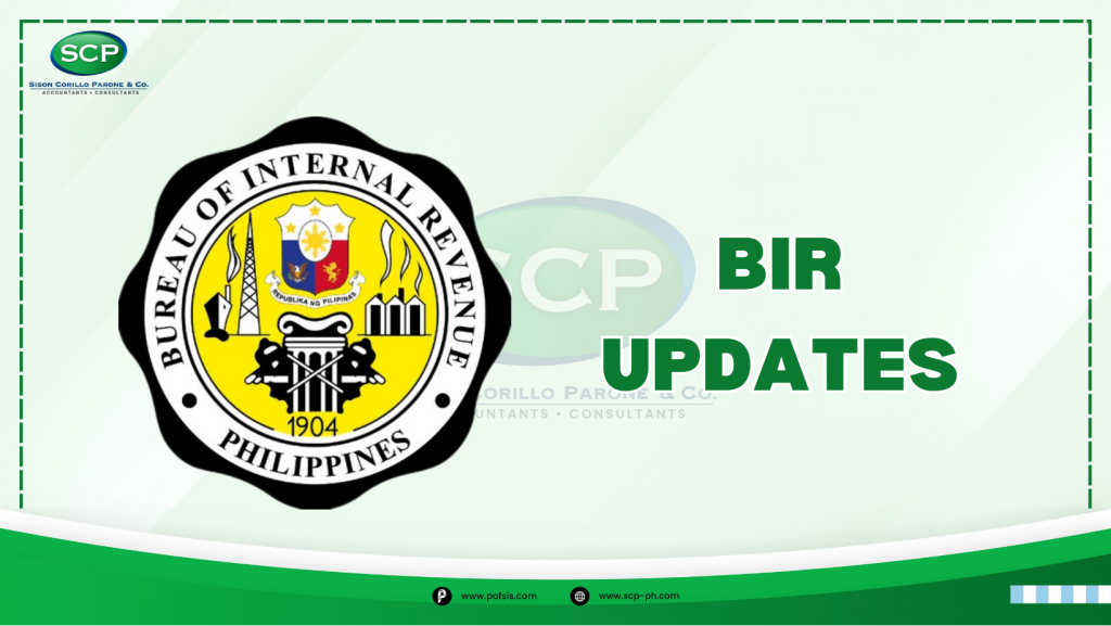 BIR UPDATE - RMC 48-2023